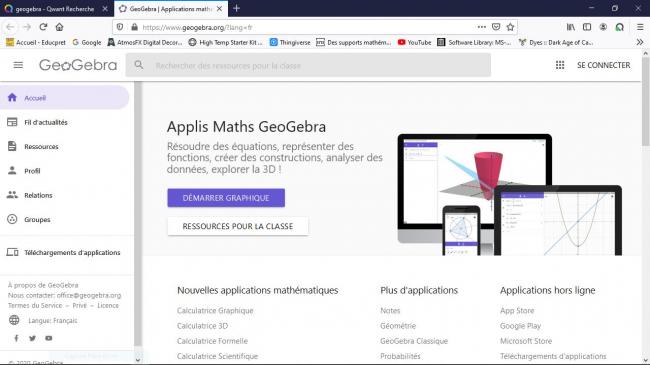 Géogébra : Aide pour partager une figure – Educpret